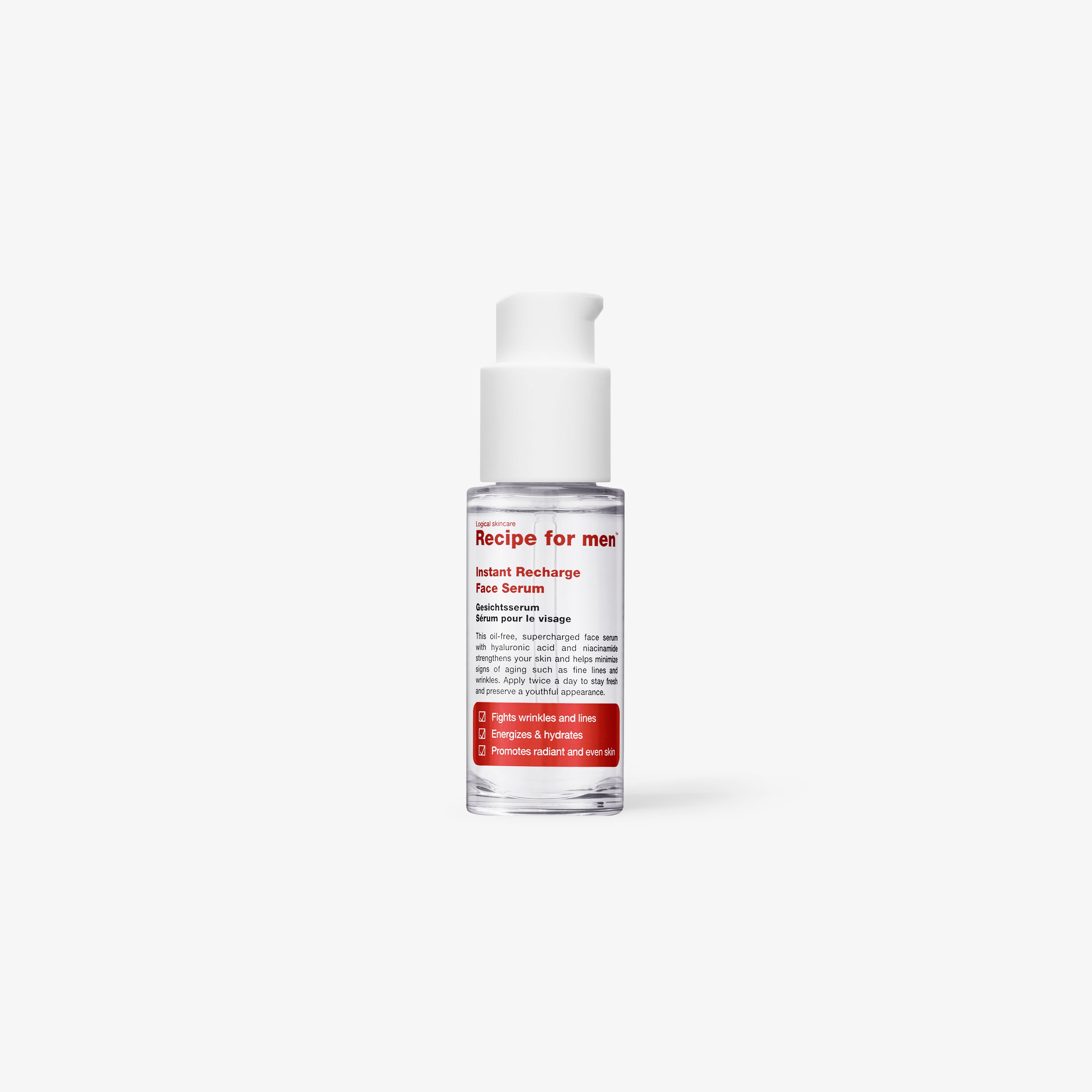 Instant Recharge Face Serum — The Skin Wardrobe