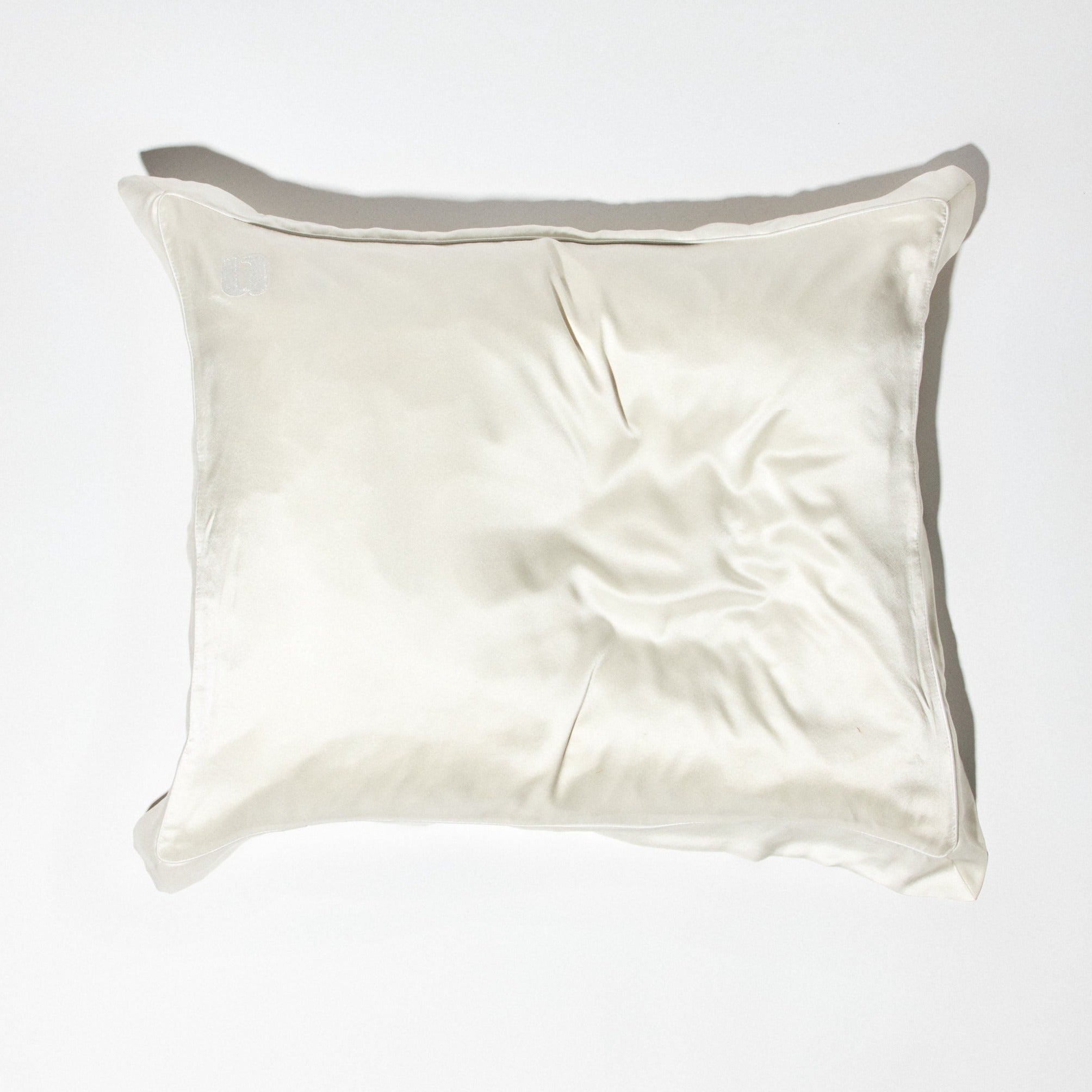 Silk Pillowcase - Ivory White — The Skin Wardrobe